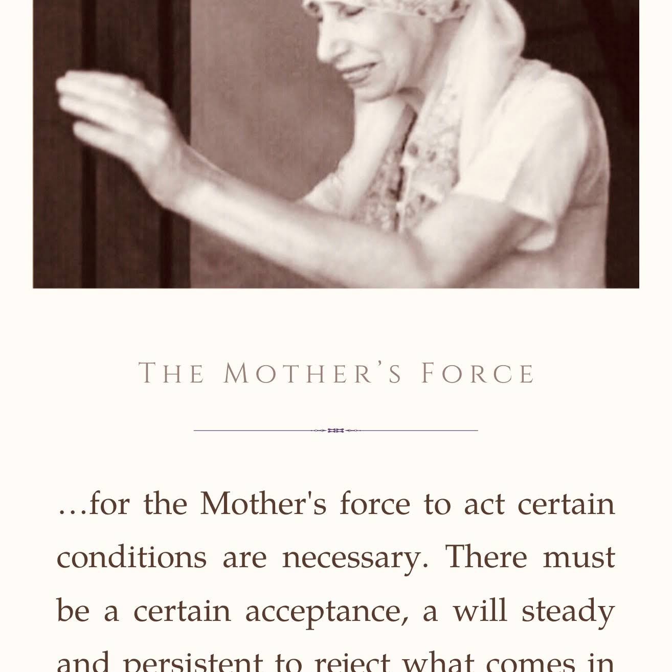 Post from Arvind T Akki Sri Aurobindo Ashram, Pondicherry