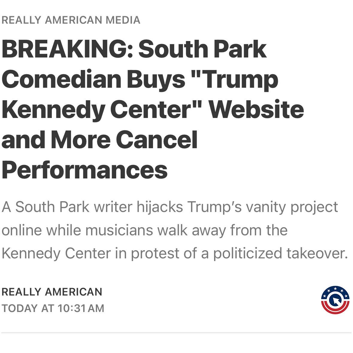 Post from Really American