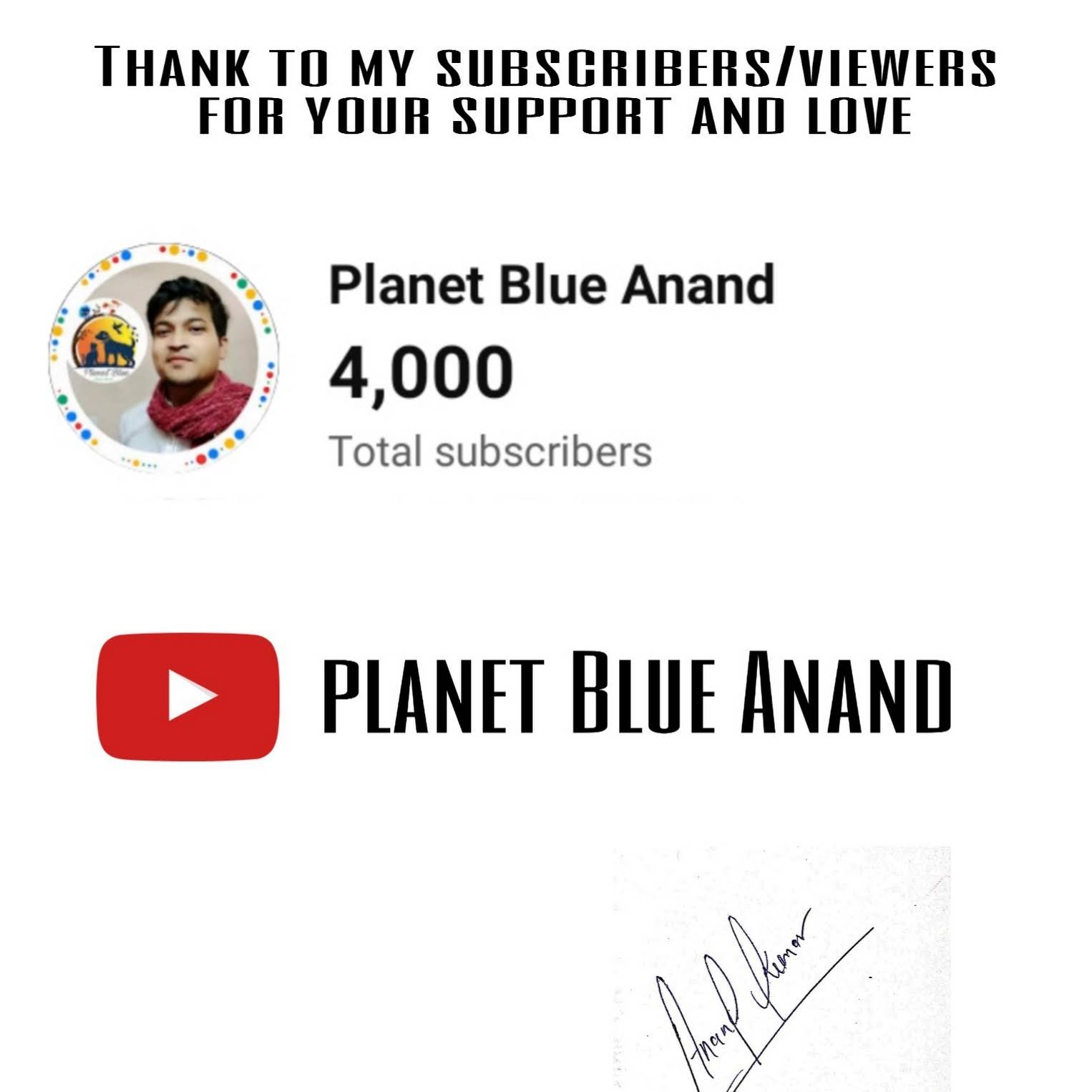 Post from Planet Blue Anand
