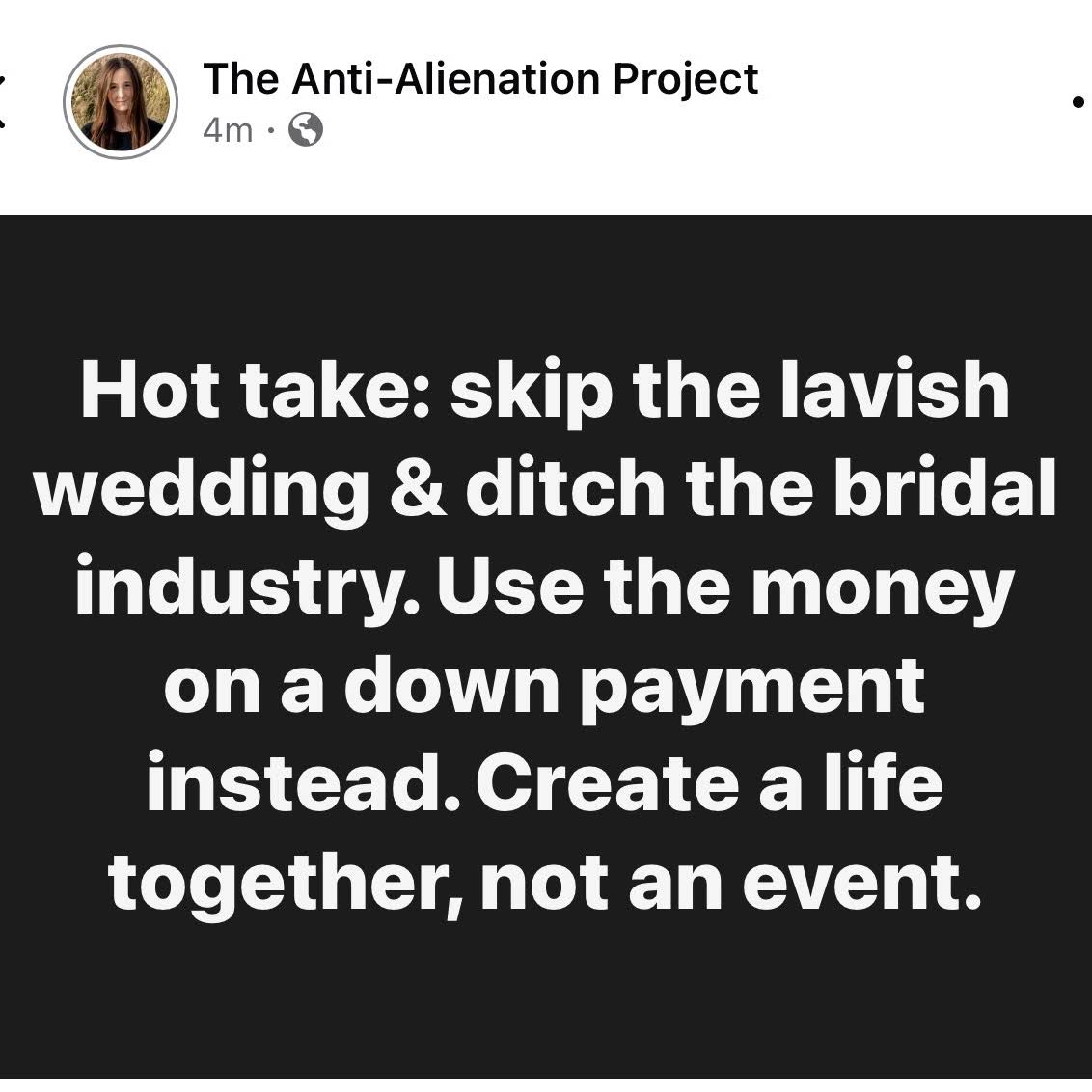 Post from The Anti-Alienation Project