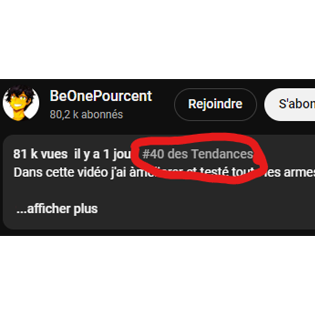Post from BeOnePourcent