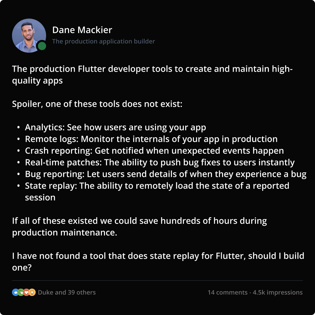 Post from FilledStacks