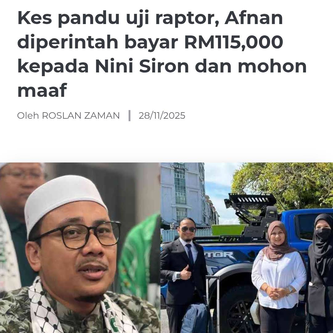 Post from Saiful Nizam