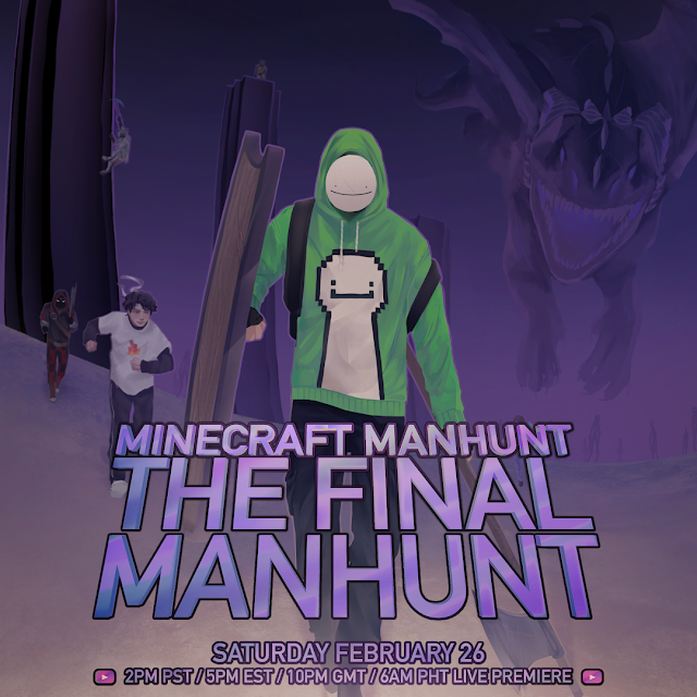 Poster Dream Minecraft Skin