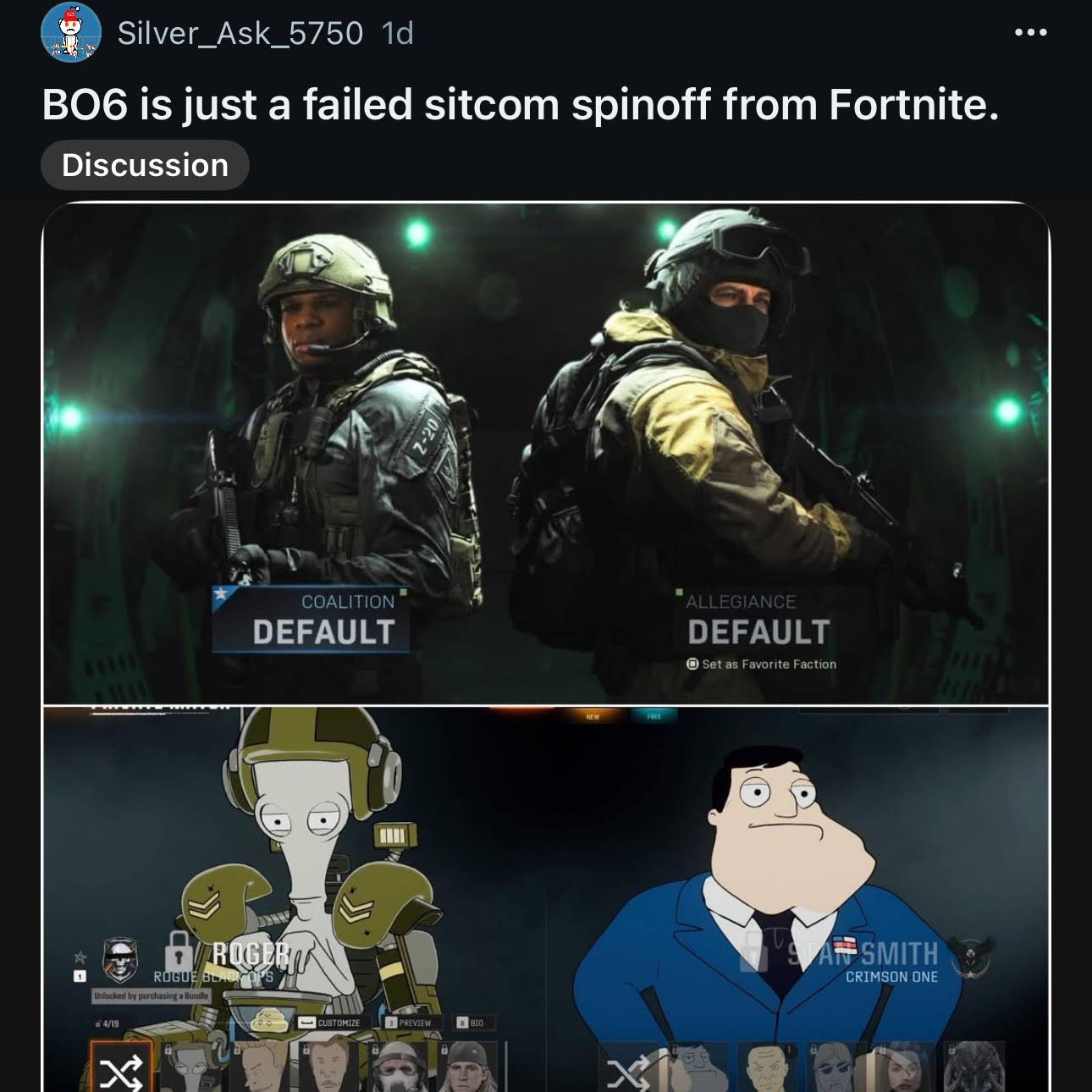 Post from Blame Truth - The CODfather