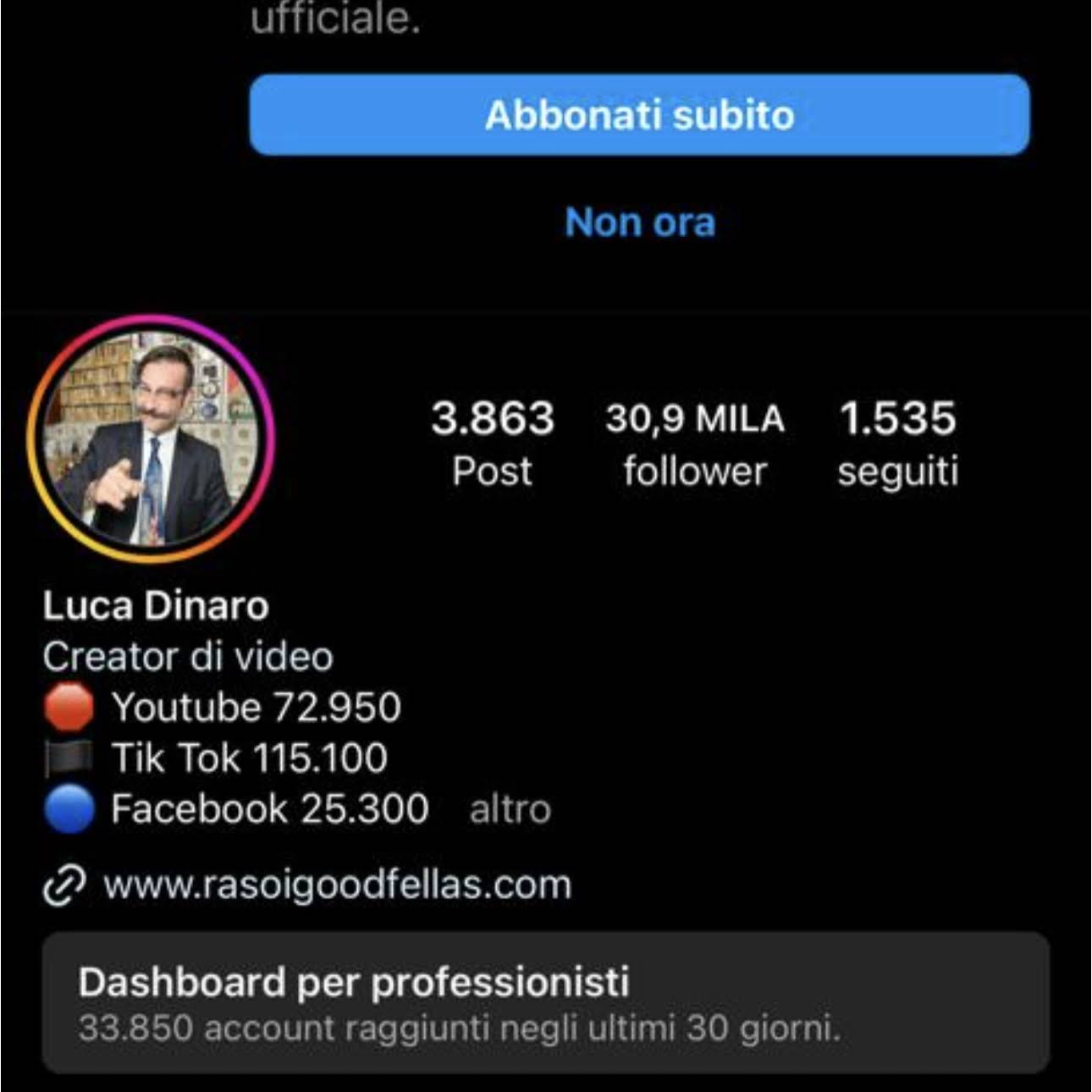 Post from Luca Dinaro