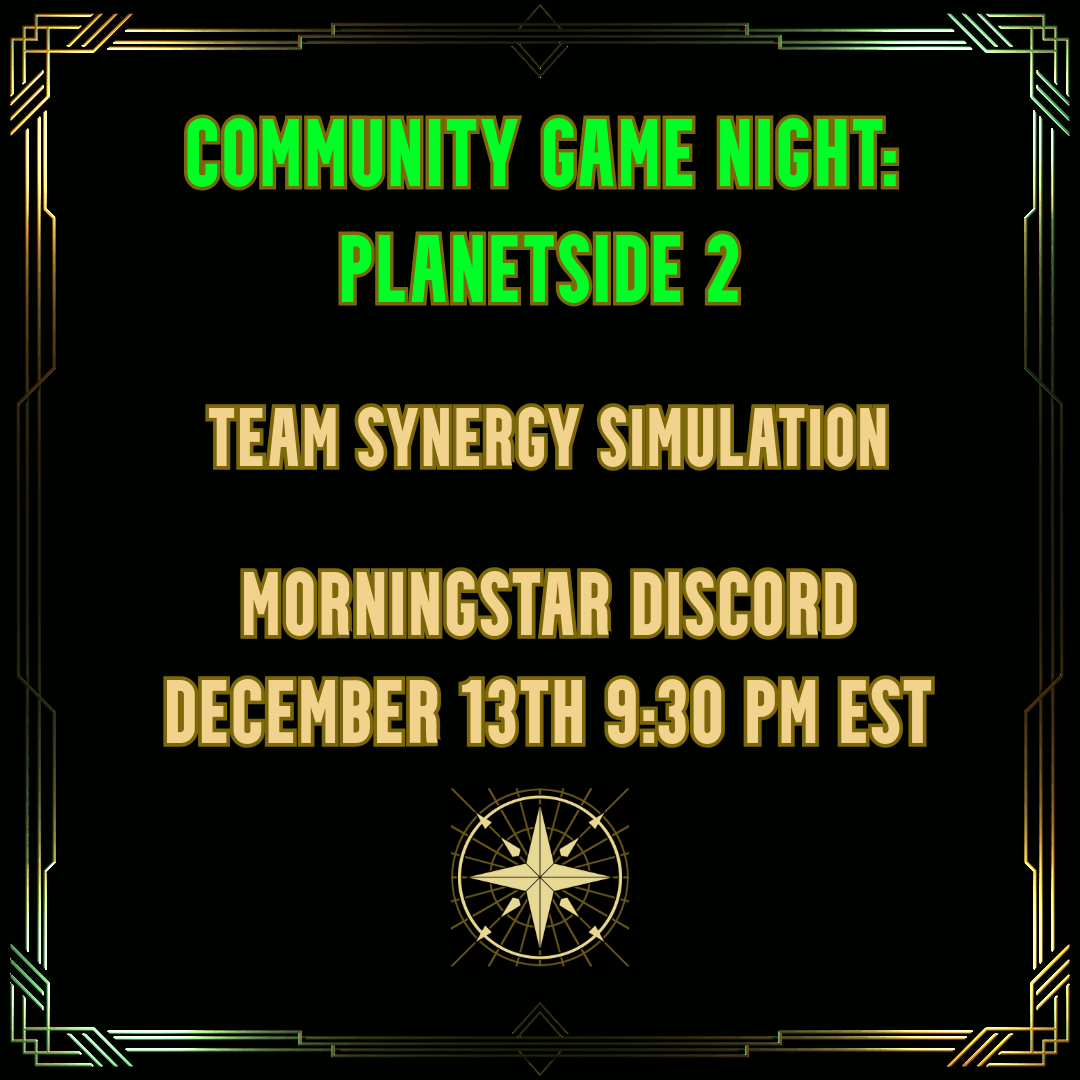 Post from Project Morningstar