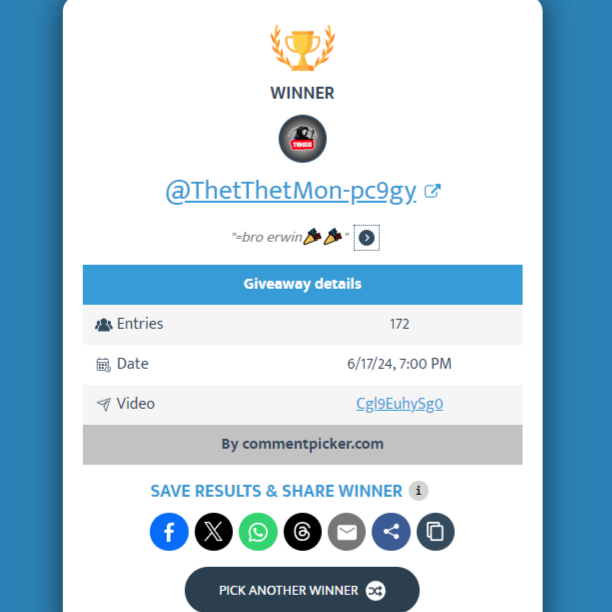 Post from ERWIN GAMING