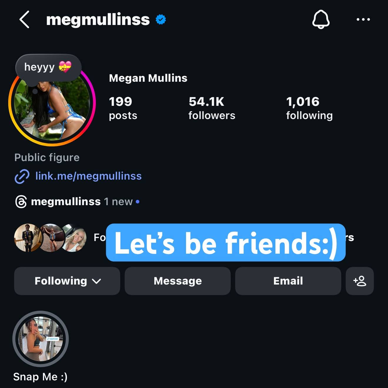 Post from megan mullins