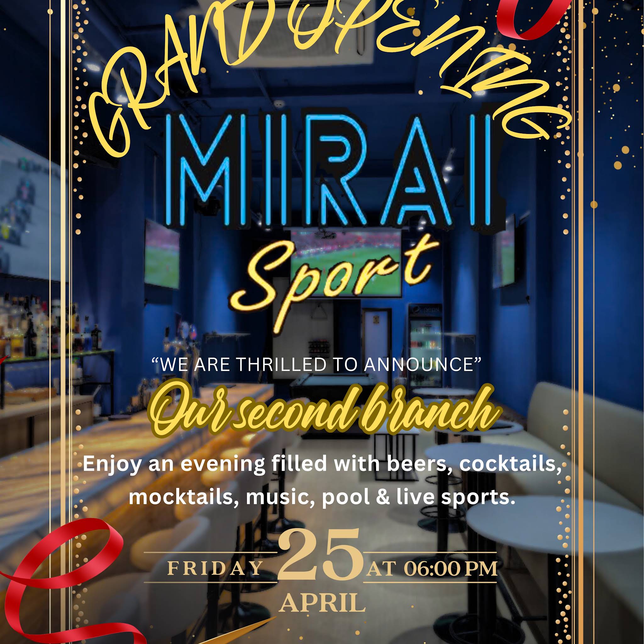 Post from MIRAI BAR 未来