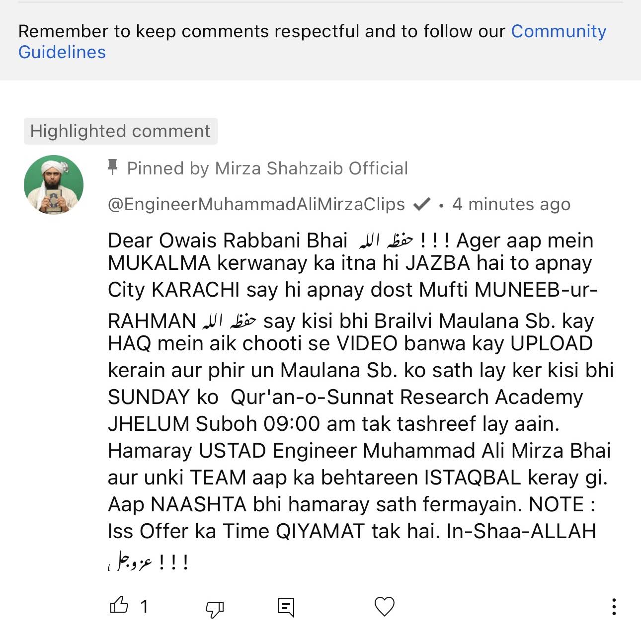 Post from Mirza Shahzaib Official