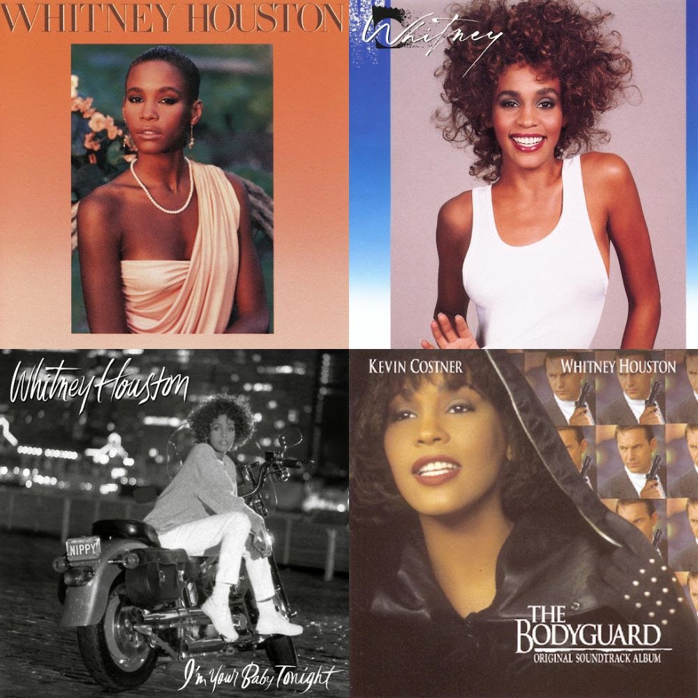 WHITNEY HOUSTON studio albums