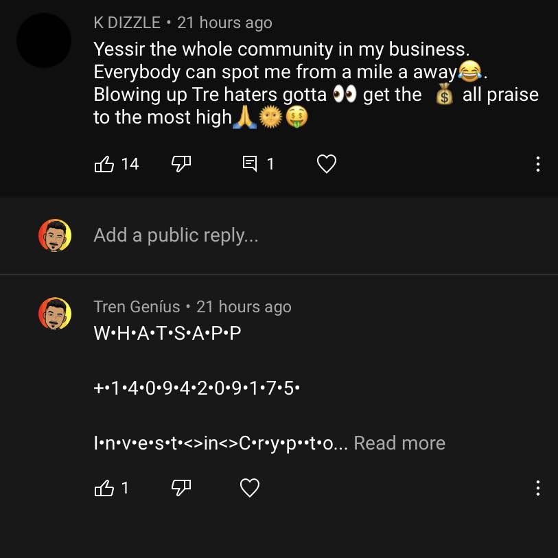 Post from Trenius Henderson