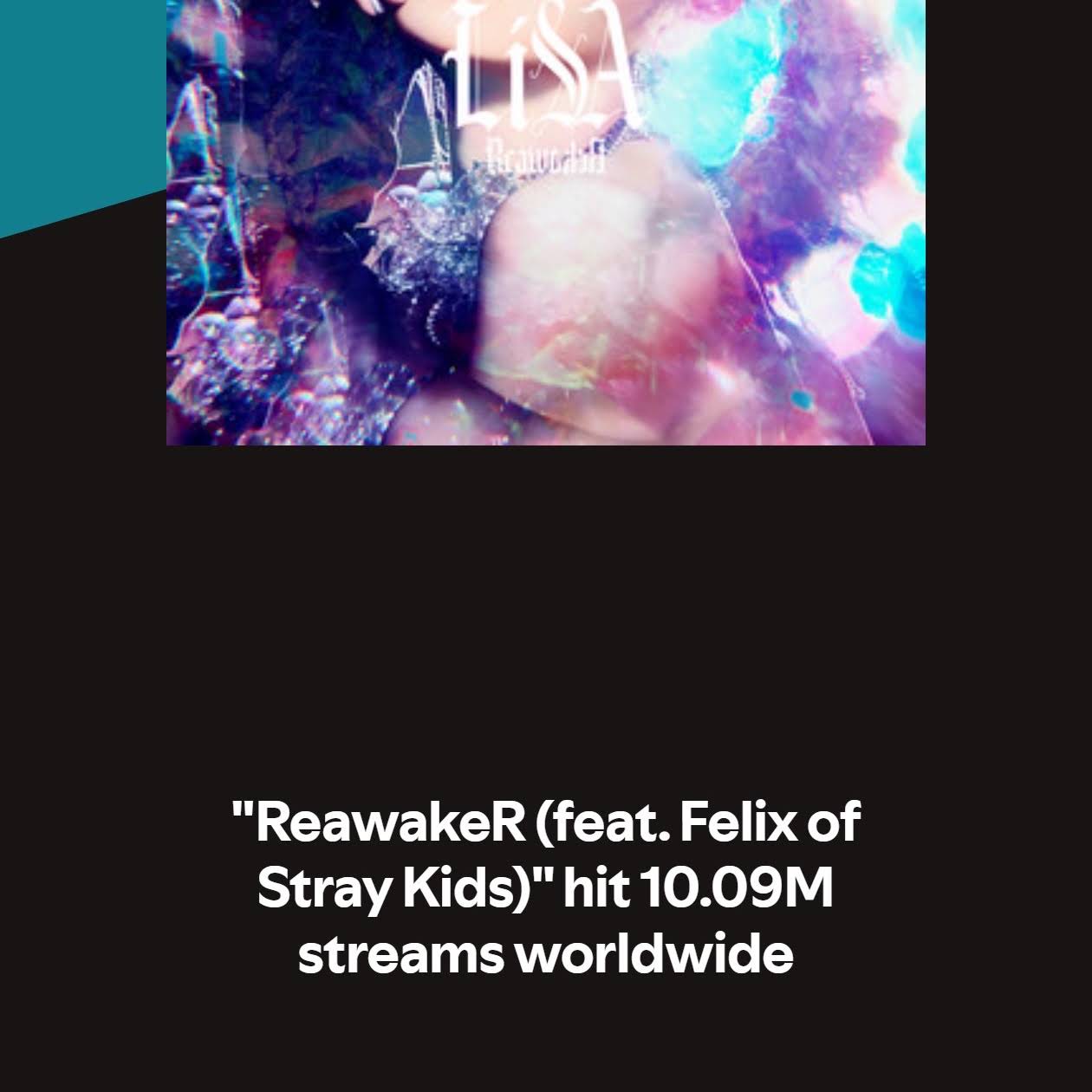 Post from LiSA Official YouTube