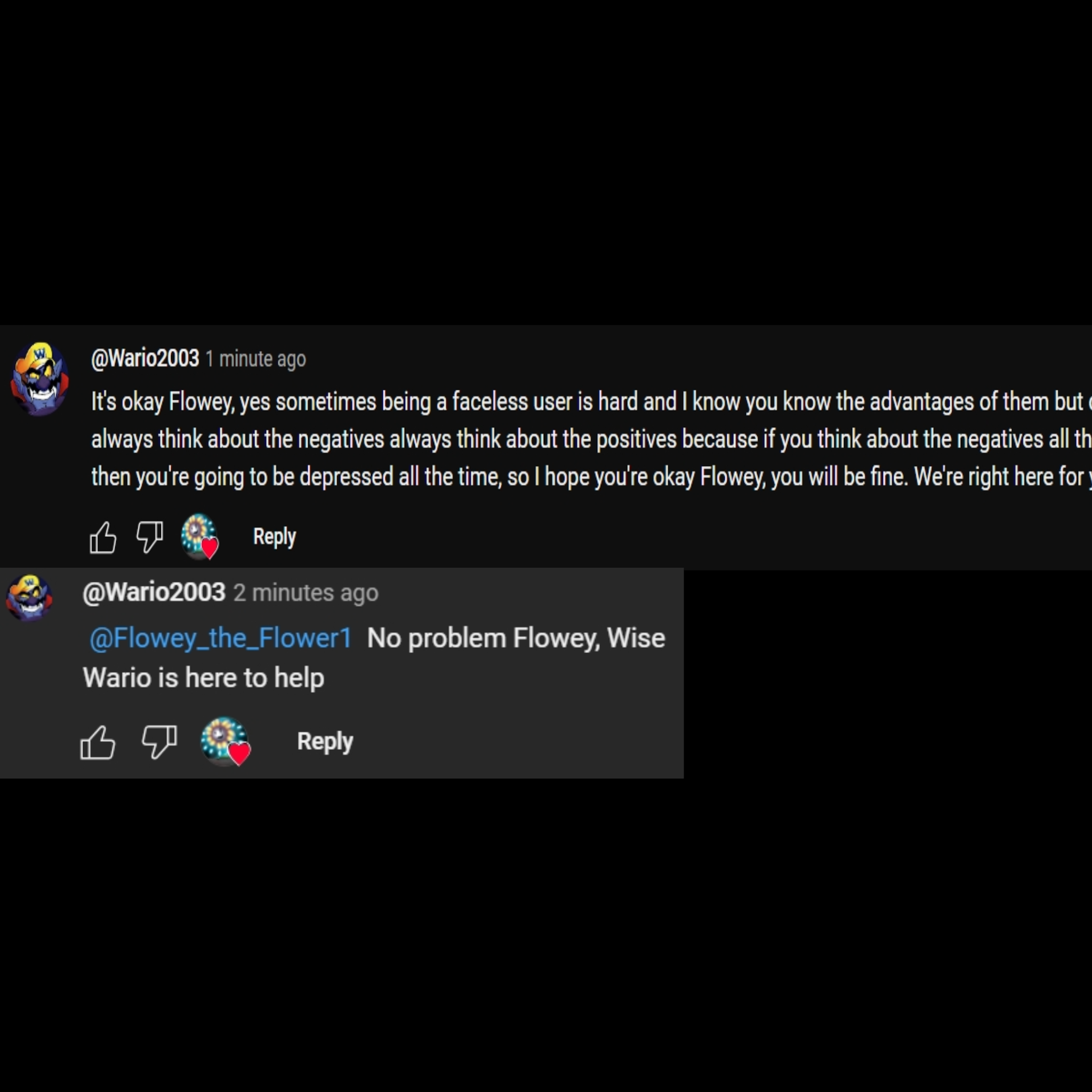 Post from Flowey fan