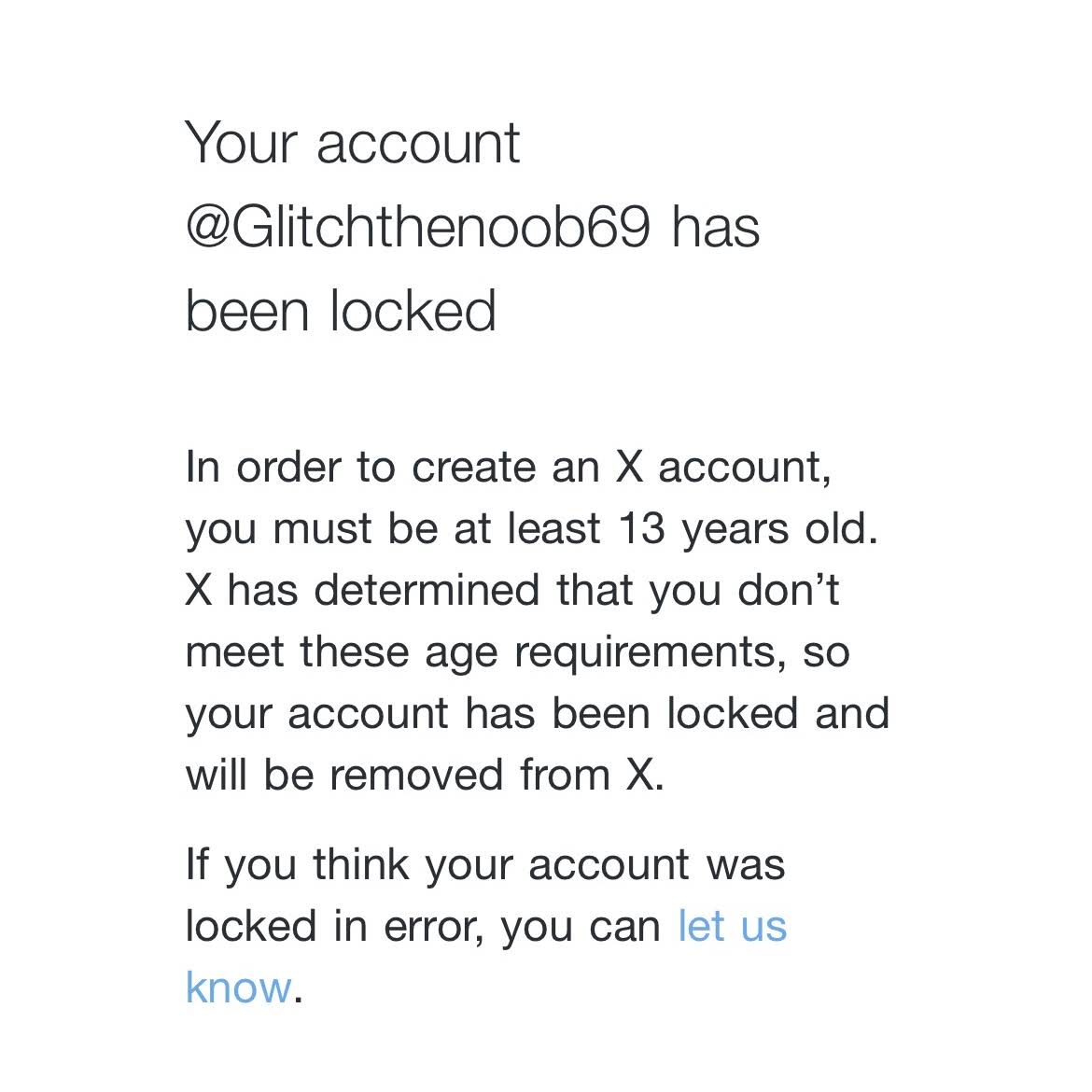 Post from glitch the noob