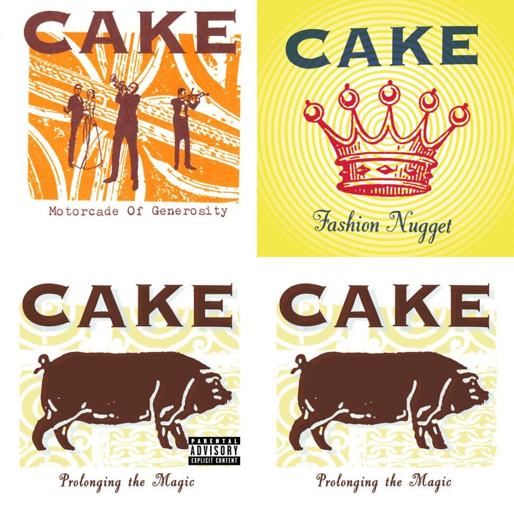 Cake Greatest Hits playlist