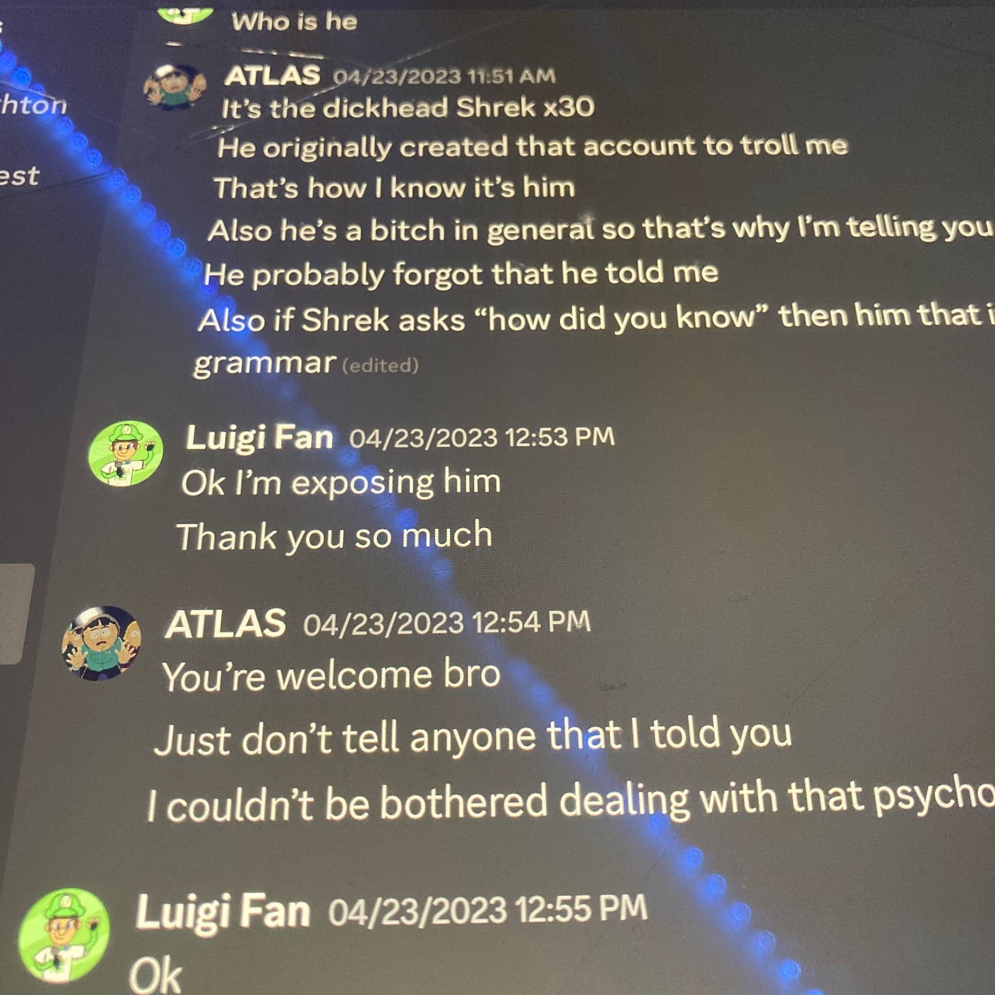 Post from Luigi Fan