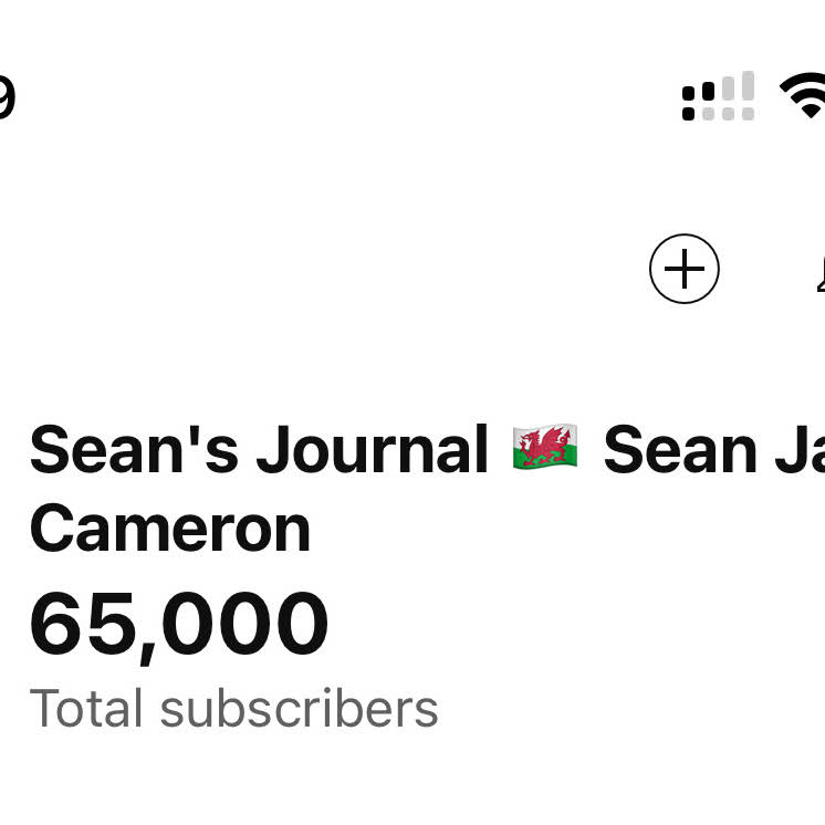 Post from Sean's Journal 🏴󠁧󠁢󠁷󠁬󠁳󠁿 Sean James Cameron