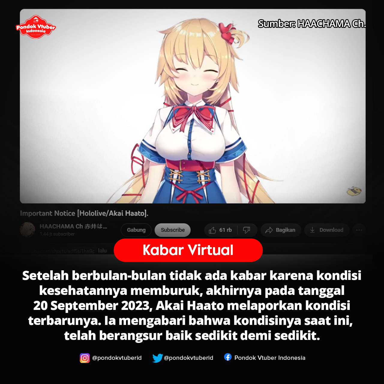 Post from Pondok VTuber Indonesia