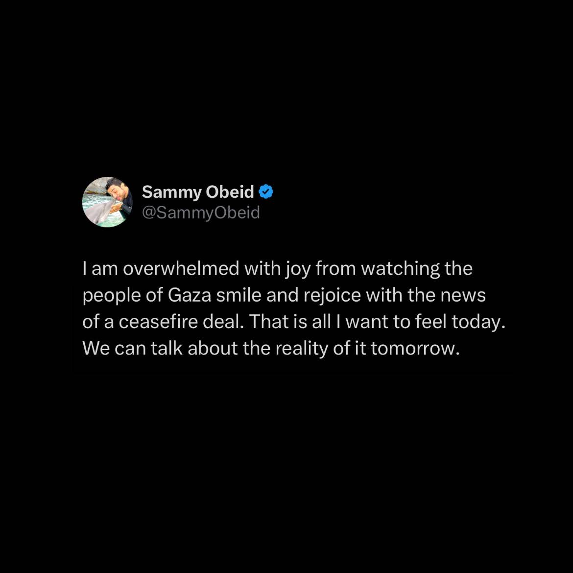 Post from Sammy Obeid