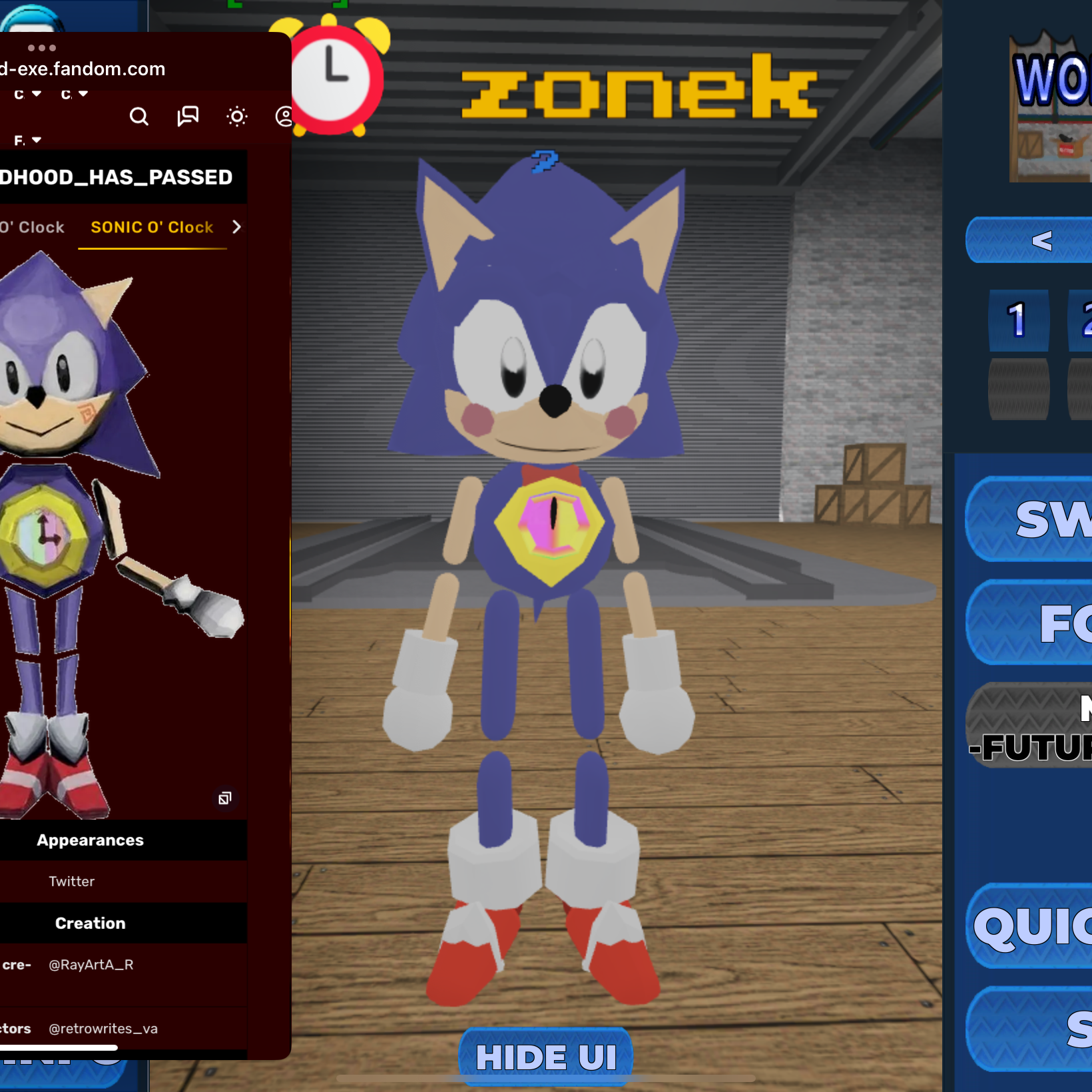 Post from Sonic Lightyear