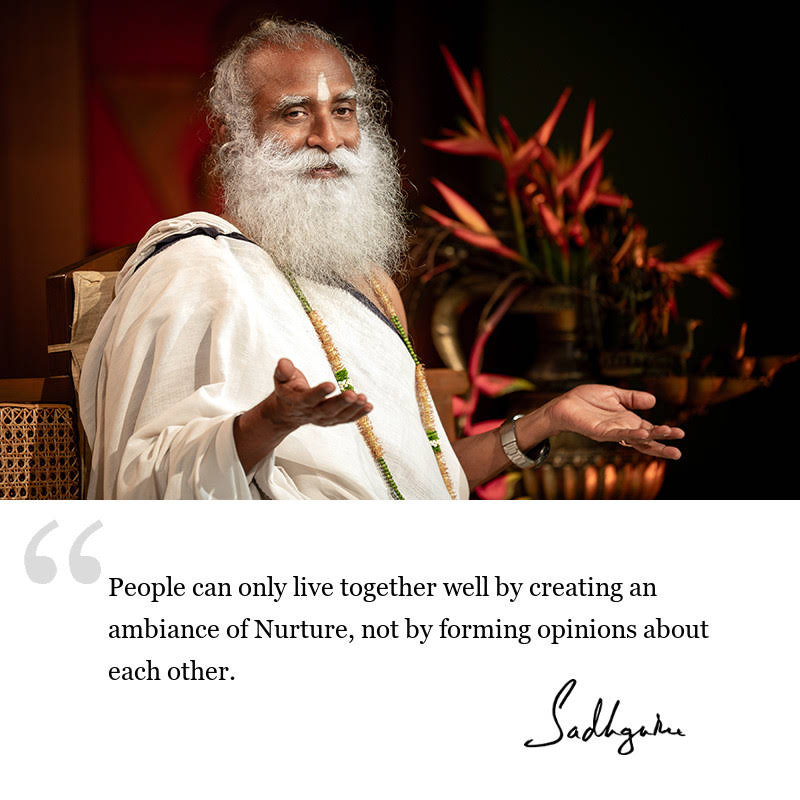 Post from Sadhguru