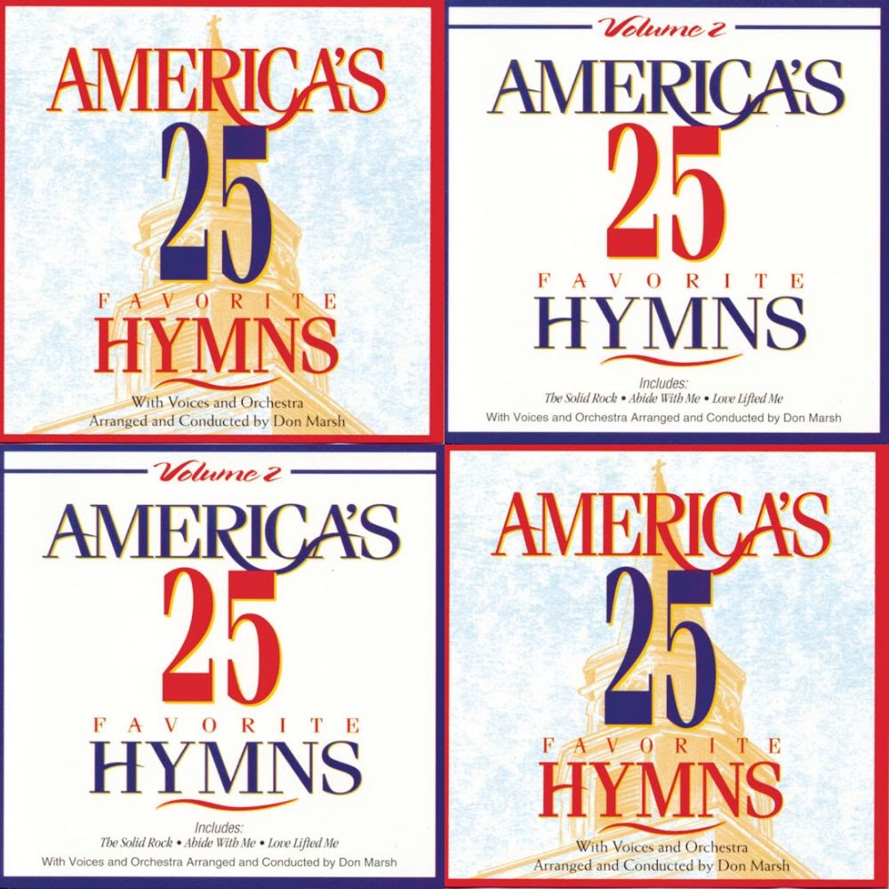 America's 25 Favorite Hymns Vol 1, 2 & 3