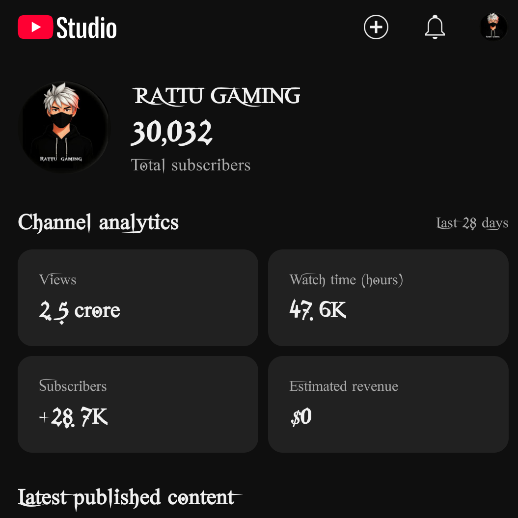 Post from RATTU GAMING