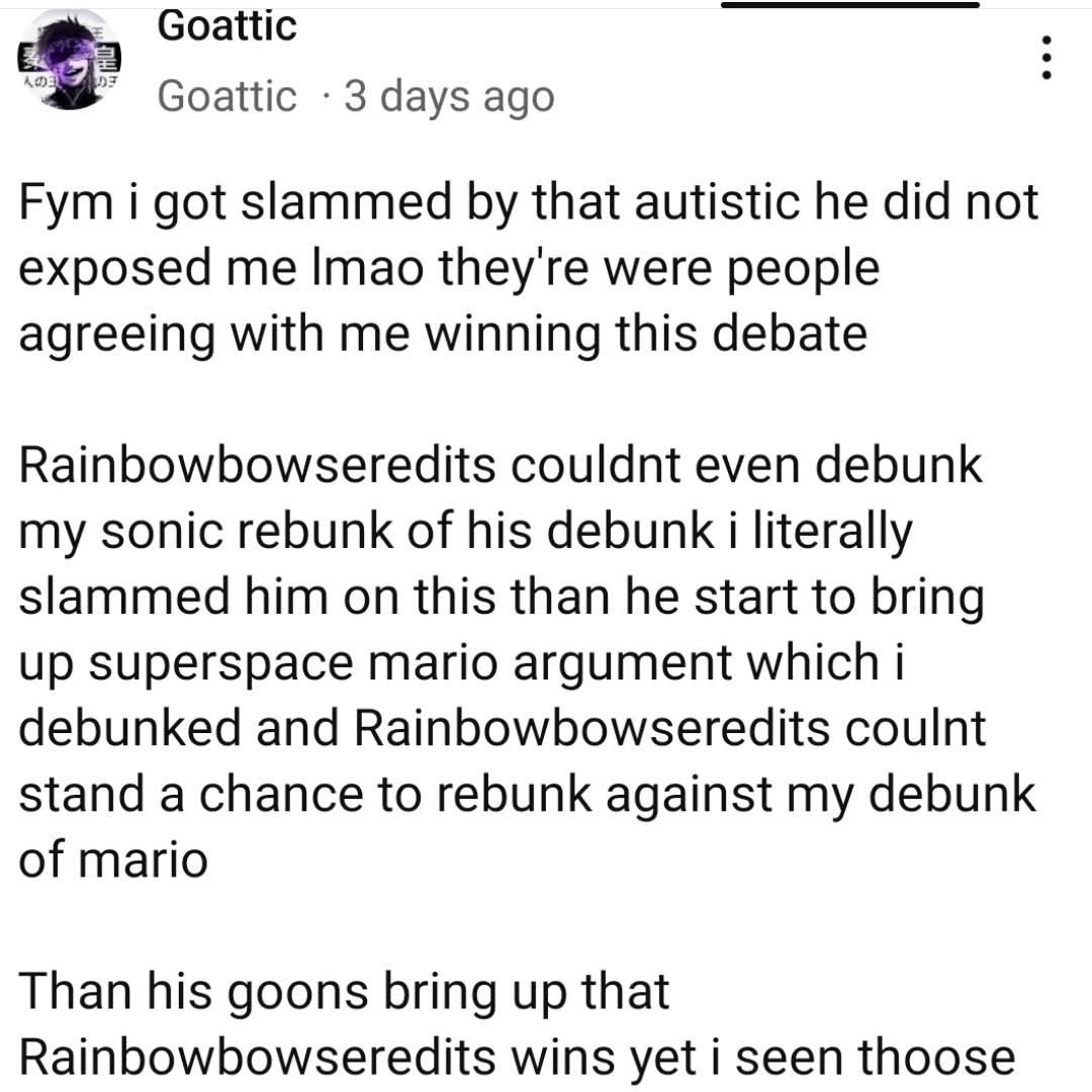 Post from The Legendary Bowser Man