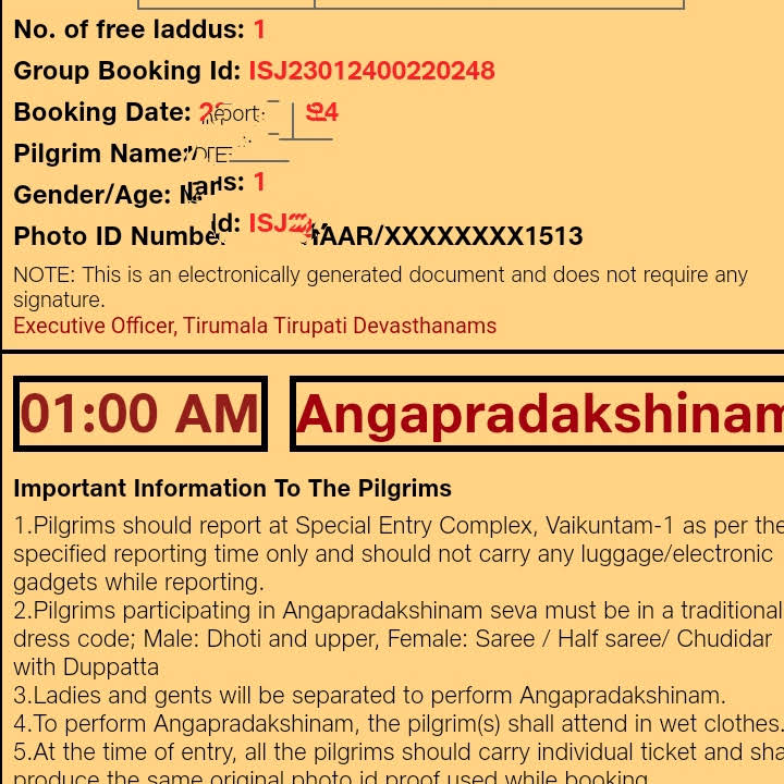 Post from TTD Latest Updates