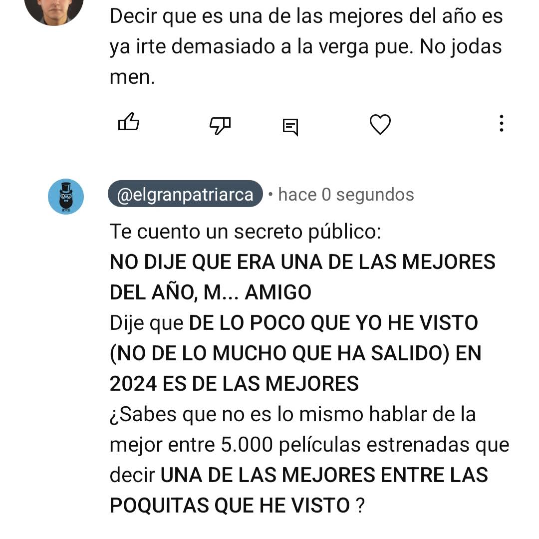 Post from El Gran Patriarca