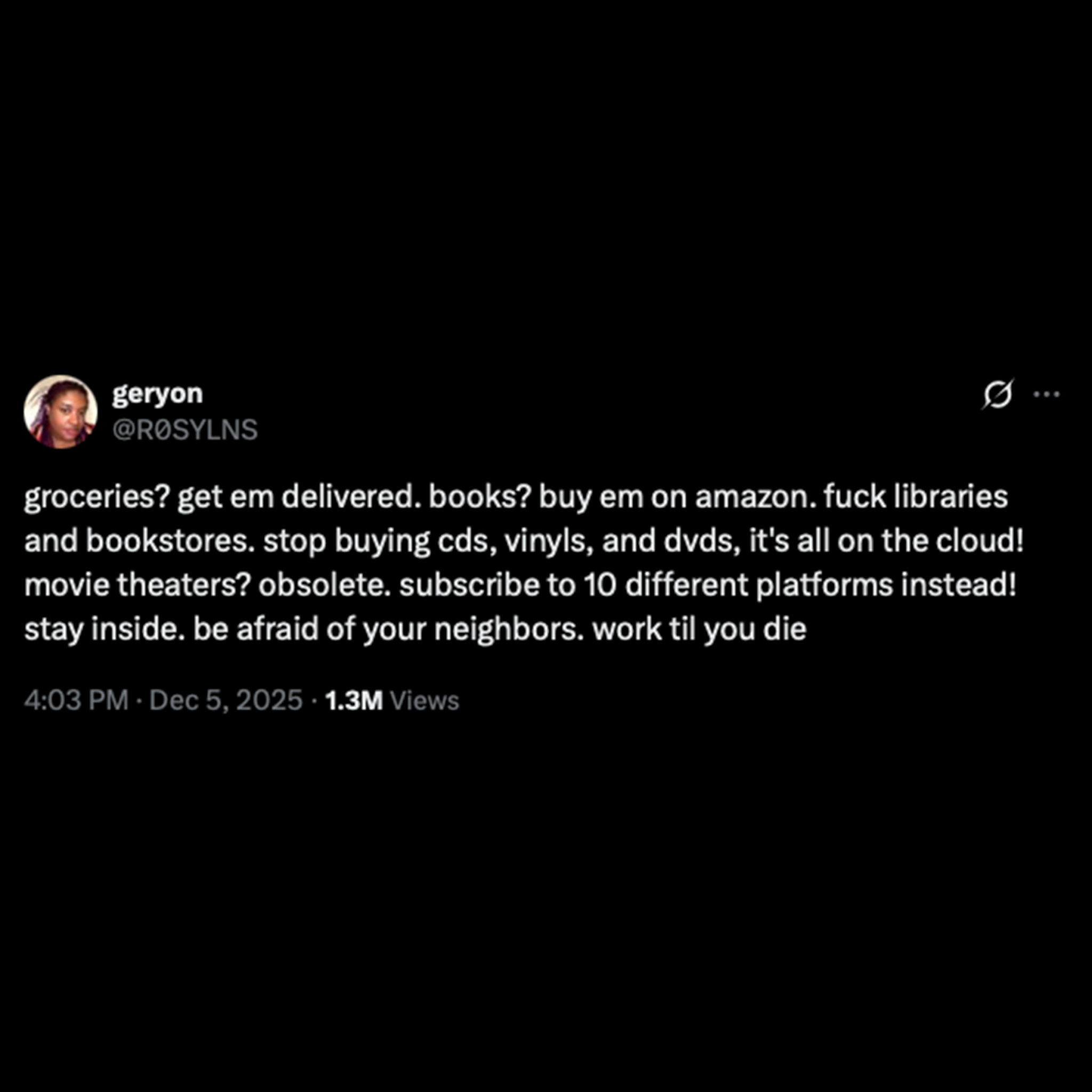 Post from Max Dice