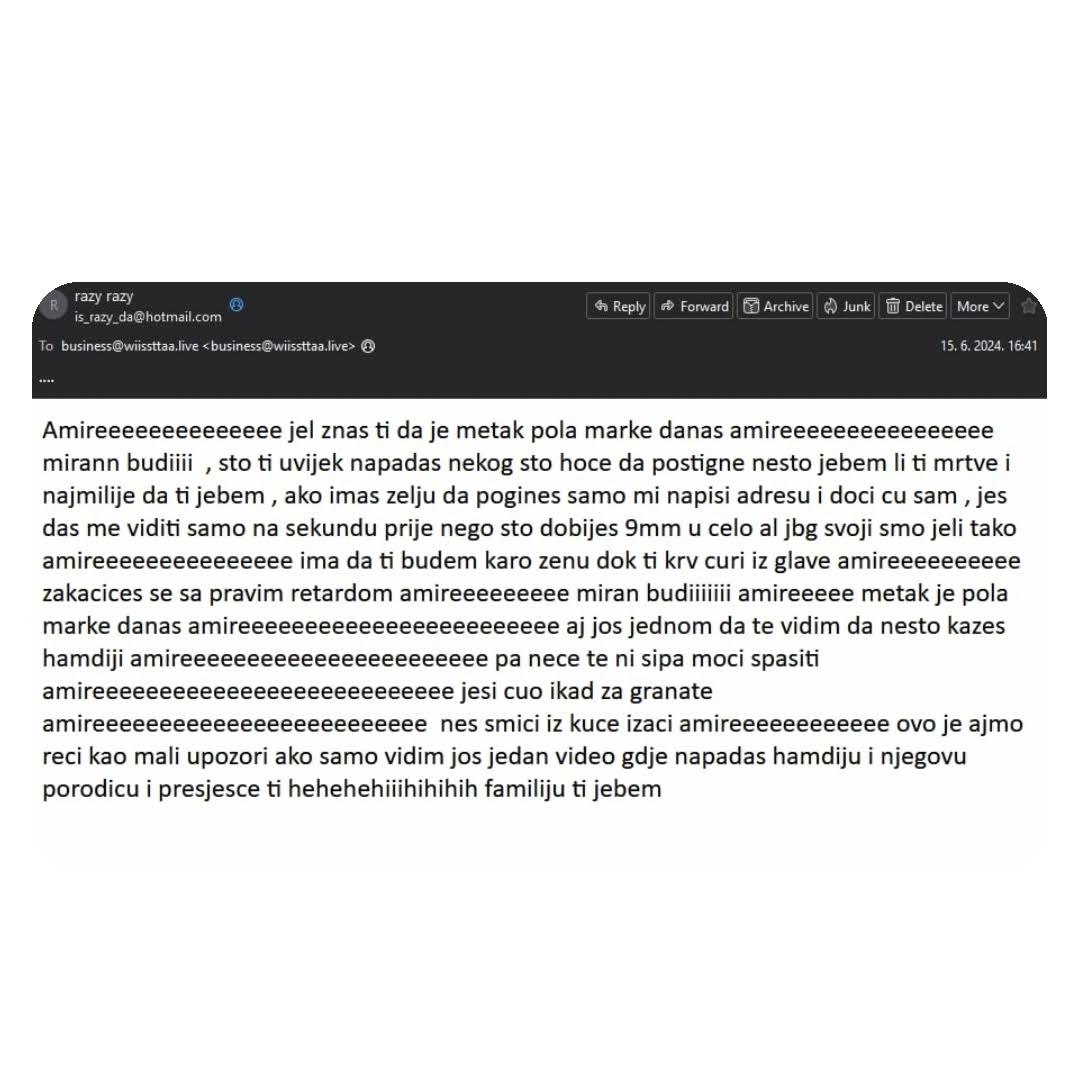 Post from Mladen Polak - Reality Rat i Mir (War & Peace)