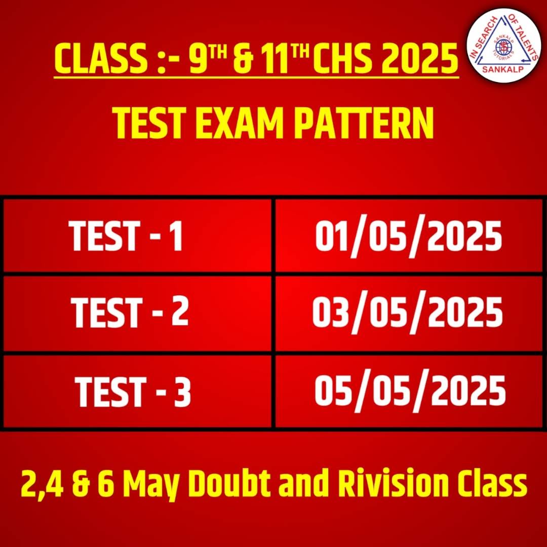 Post from Sankalp Tutorials (Online & Offline)