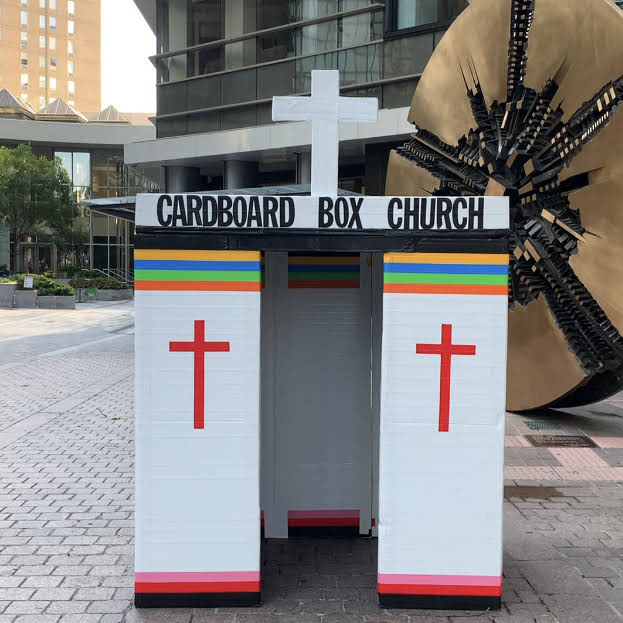 Post from Cardboard Box Church