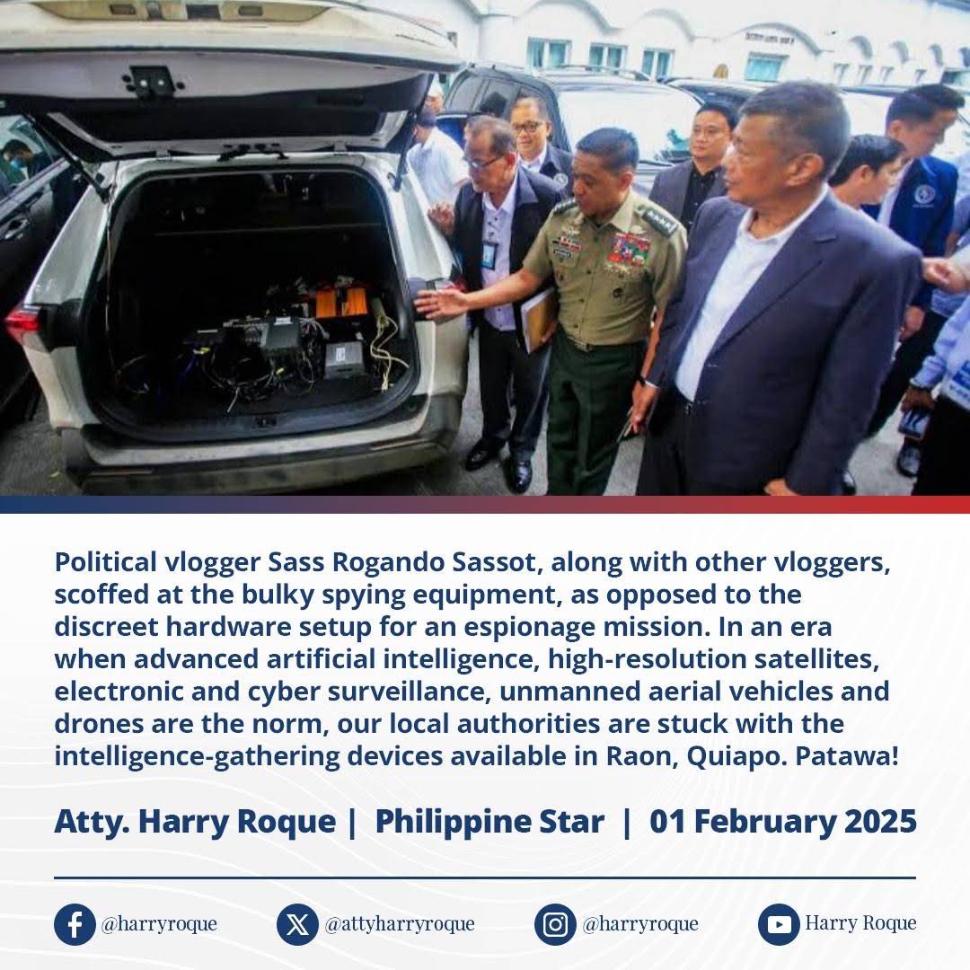 Post from Harry Roque