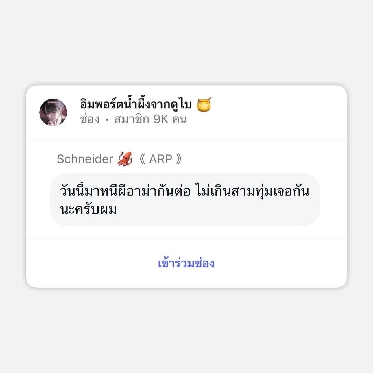 Post from Schneider Ch.【ARP】