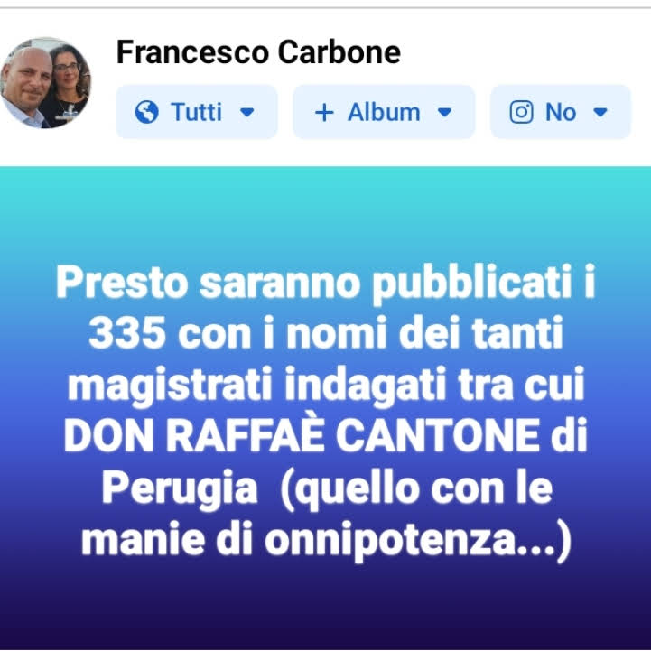 Post from FRANCESCO CARBONE