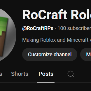 Post from RoCraft - Roblox and Minecraft