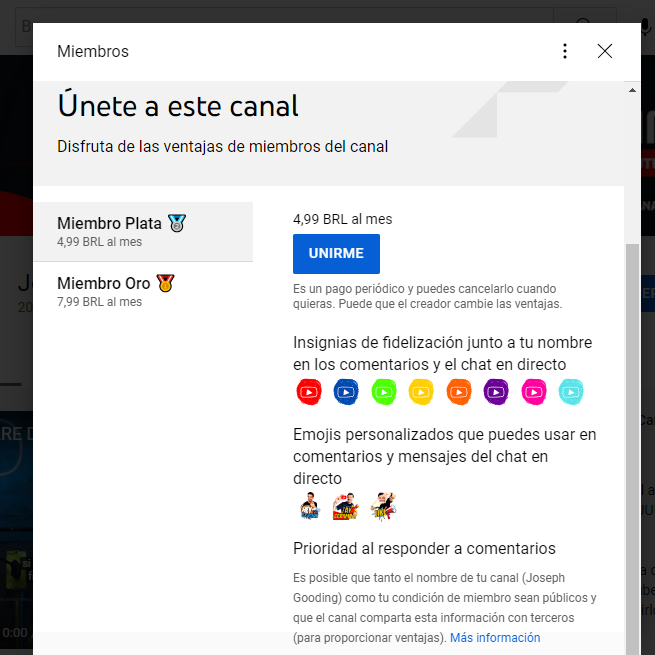 Post from Joseph Gooding