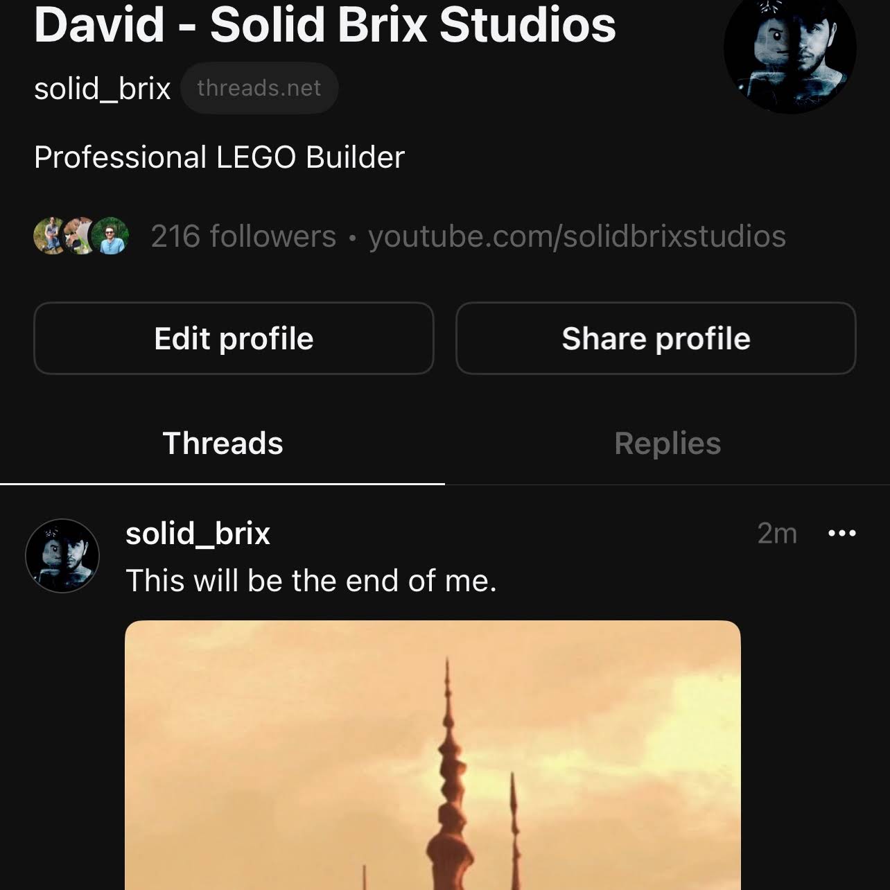 Post from Solid Brix Studios