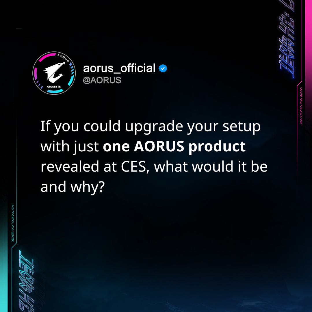 Post from AORUS