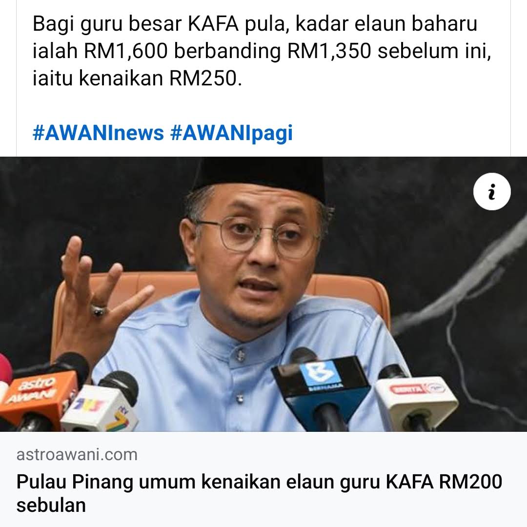 Post from Saiful Nizam