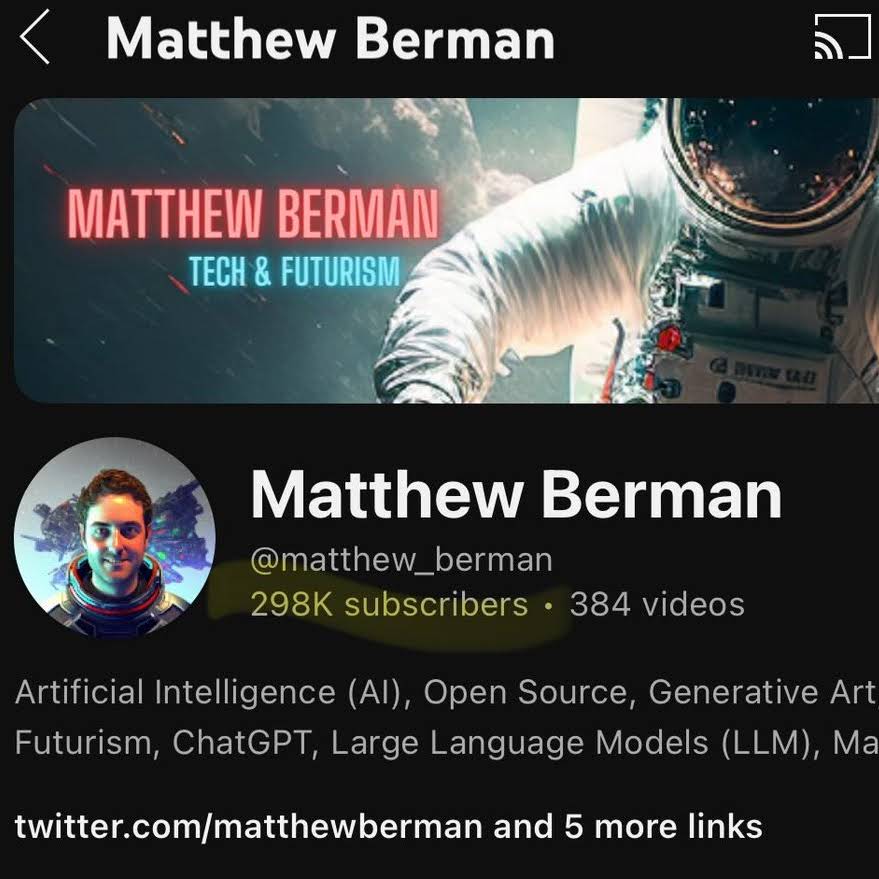 Post from Matthew Berman