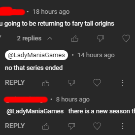 Post from Lady Mania