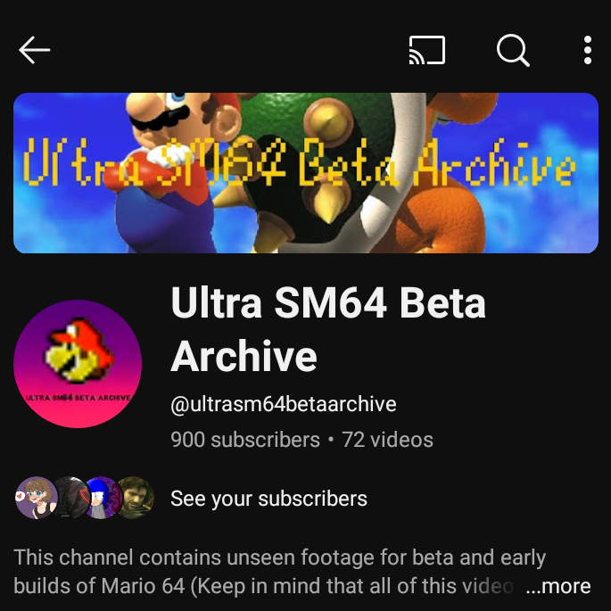 Post from Ultra SM64 Beta Archive