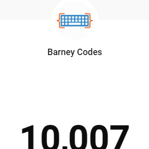 Post from Barney Codes
